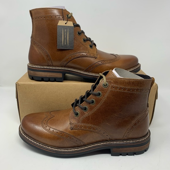 Crevo | Shoes | New Crevo Tristen Chestnut Leather Wingtip Boot | Poshmark